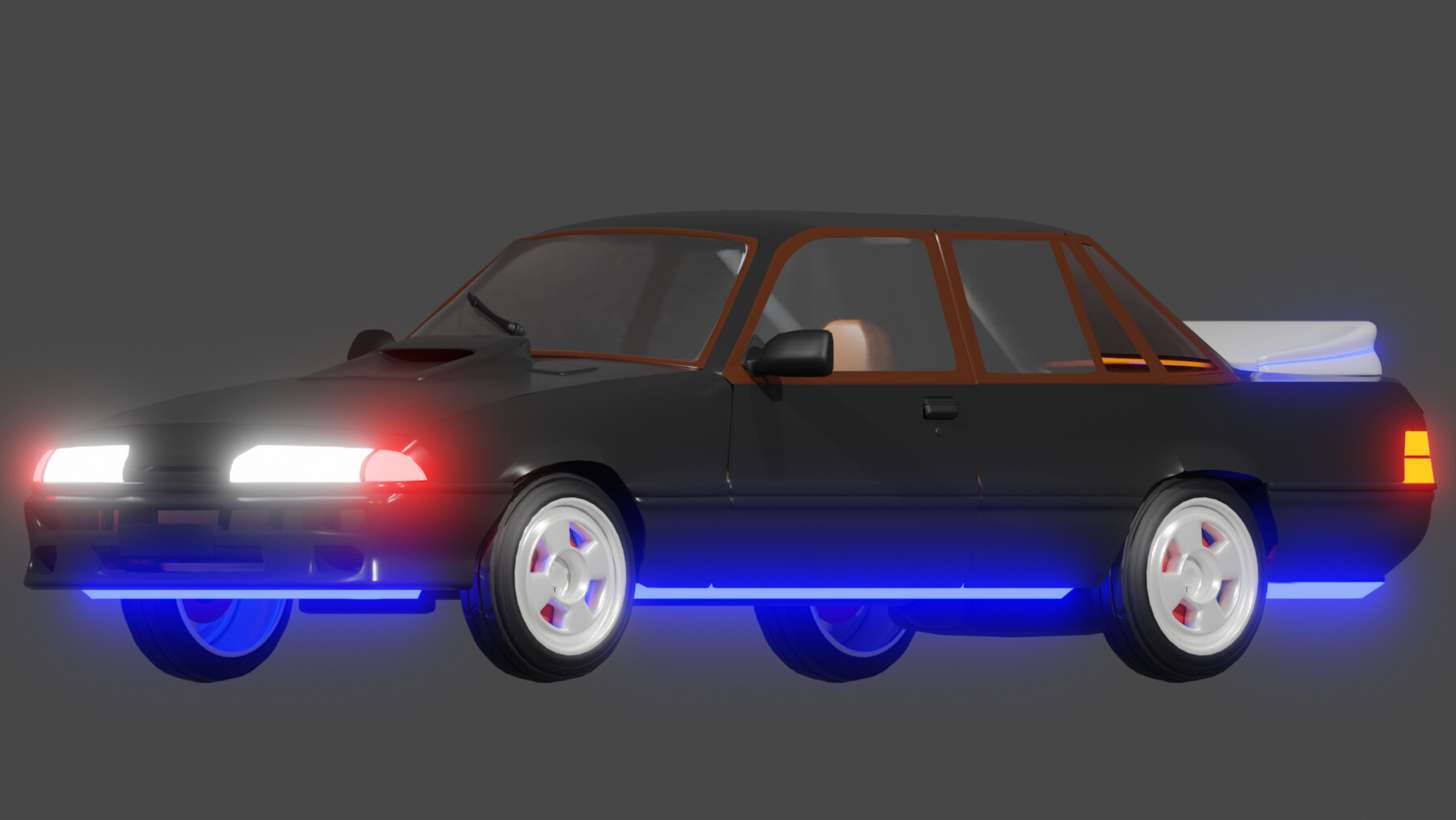 ArtStation - Holden Commodore VL BT1 3D Model - Racing Car | Game Assets