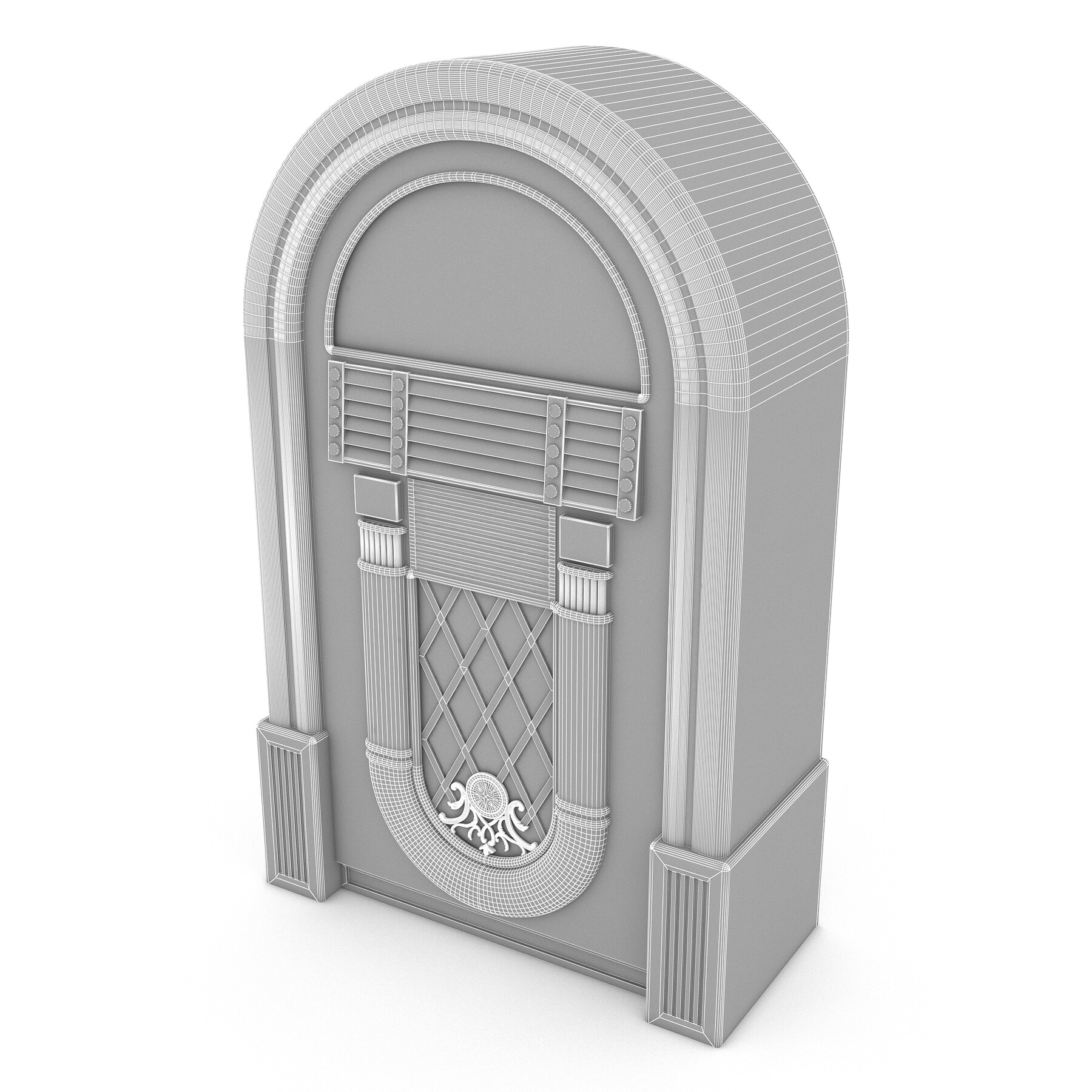 ArtStation - Juke Box 3D model | Game Assets
