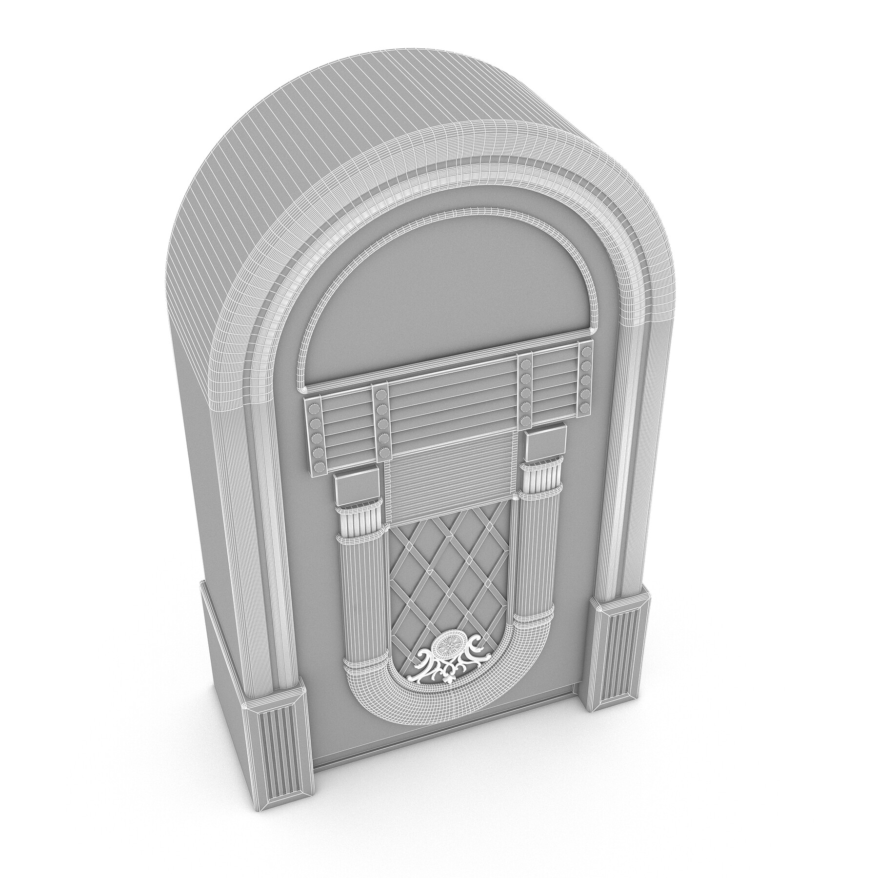 ArtStation - Juke Box 3D model | Game Assets