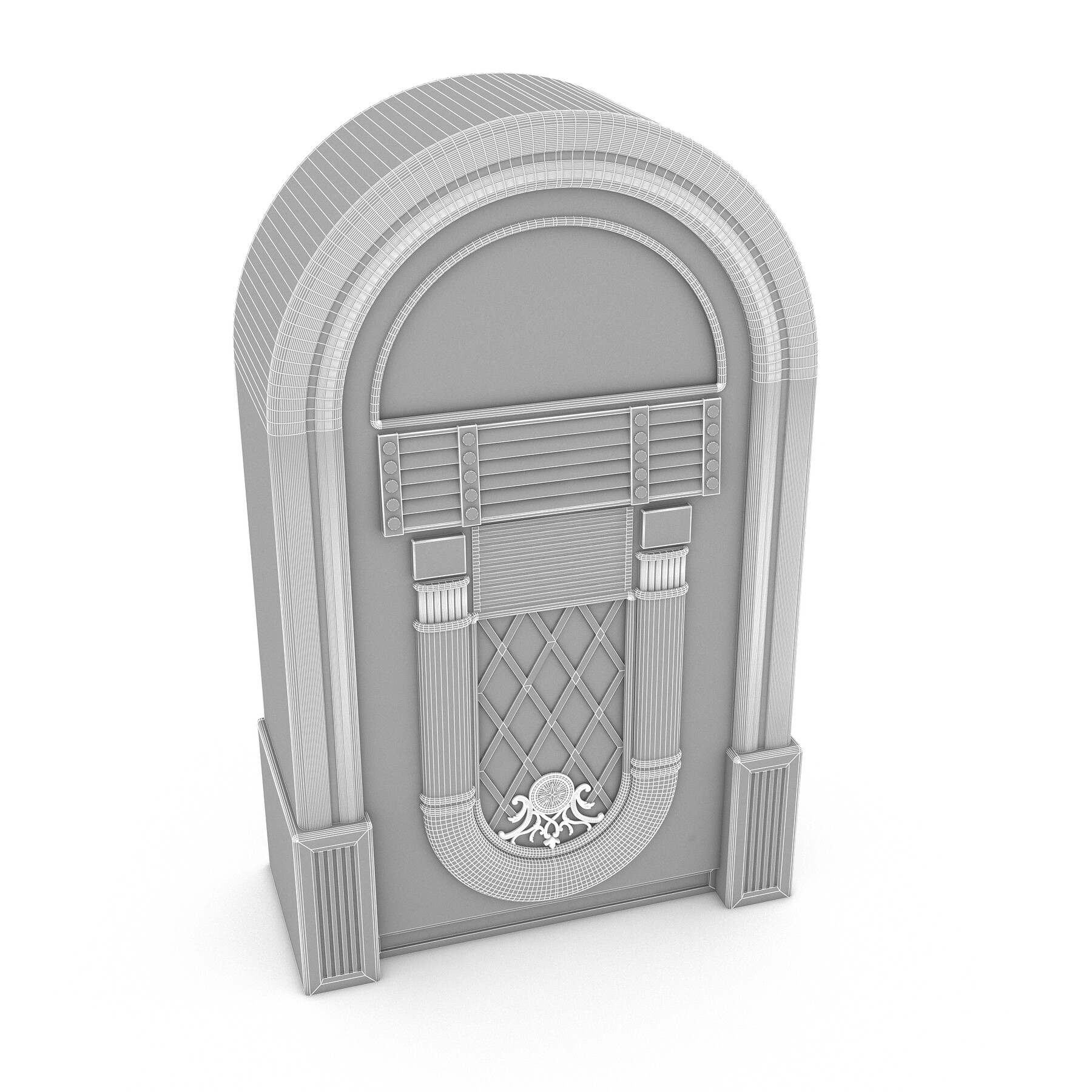 ArtStation - Juke Box 3D model | Game Assets