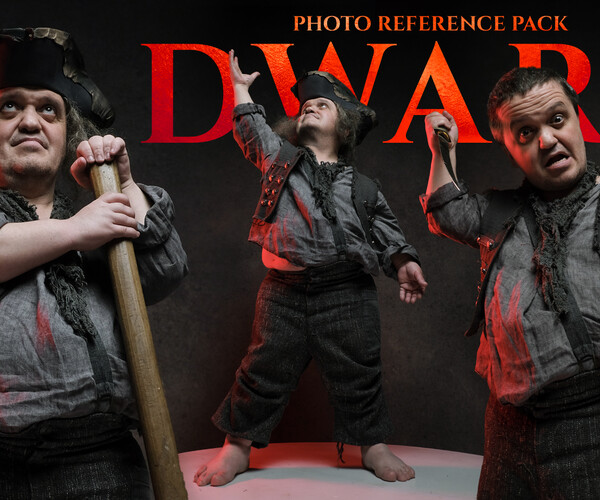 ArtStation - A Dwarf - Reference Photo Pack for Artists 1122 JPEGs noAI ...