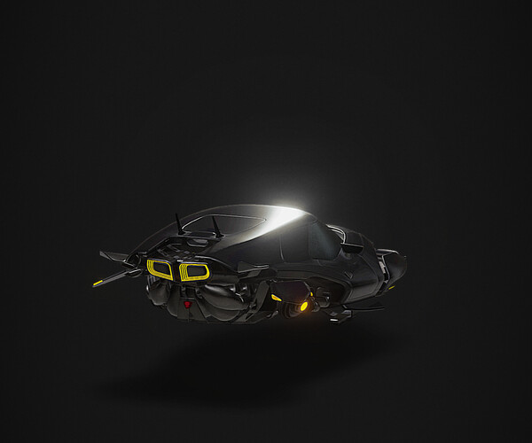 ArtStation - Cyberpunk and legacy hover car | Game Assets