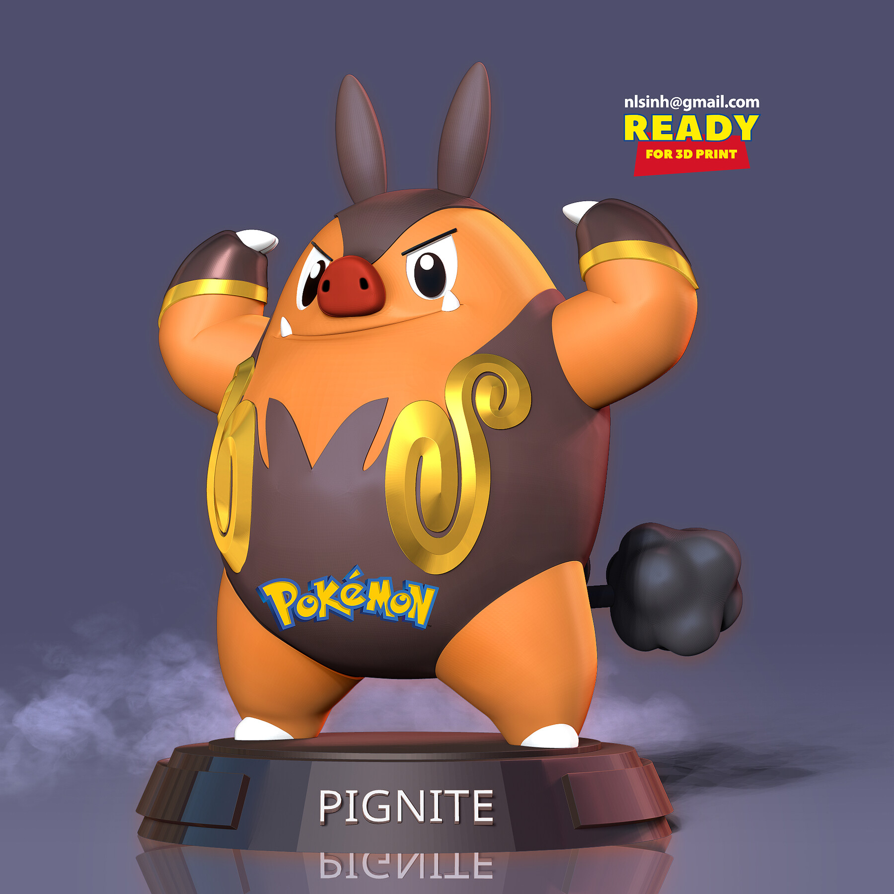 ArtStation - Pignite - Pokemon Fanart | Resources
