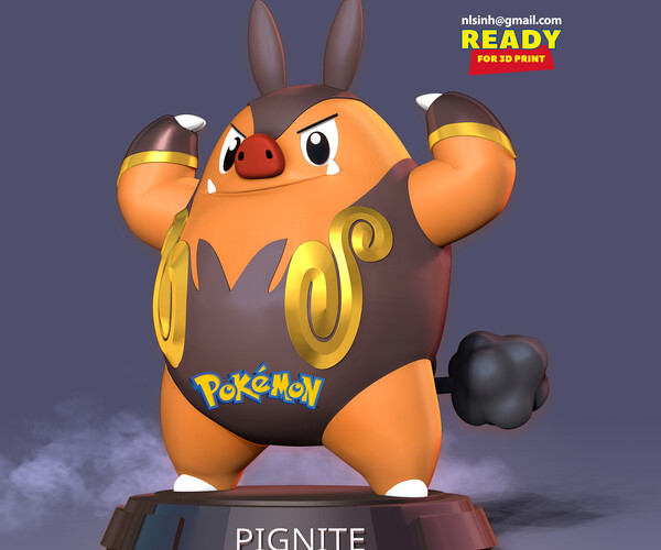 ArtStation - Pignite - Pokemon Fanart | Resources