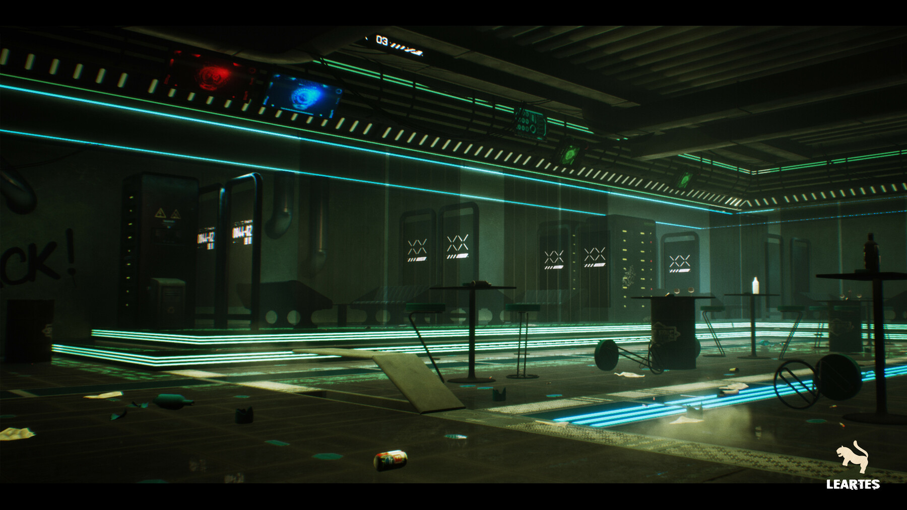 ArtStation - Cyberpunk Night Club Environment | Game Assets