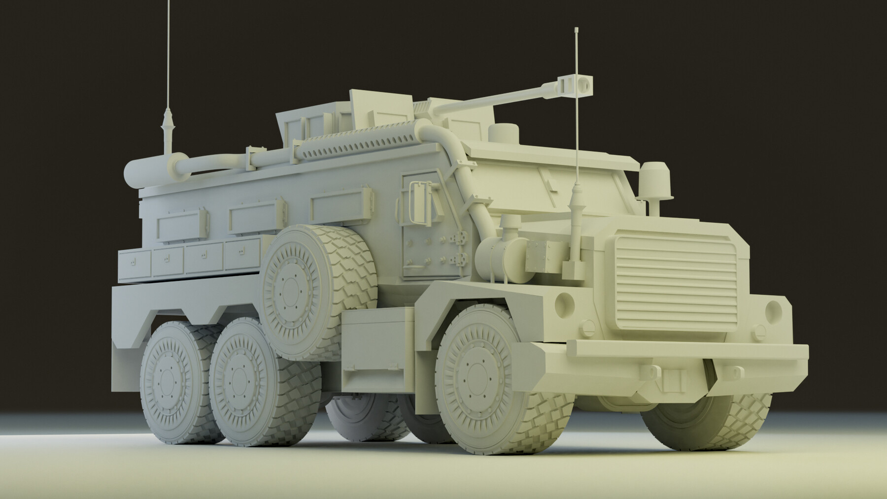 ArtStation - Couger 6x6 Mrap Armored Vehicle | Resources
