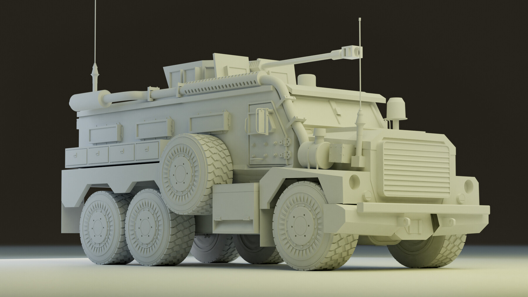 ArtStation - Couger 6x6 Mrap Armored Vehicle | Resources
