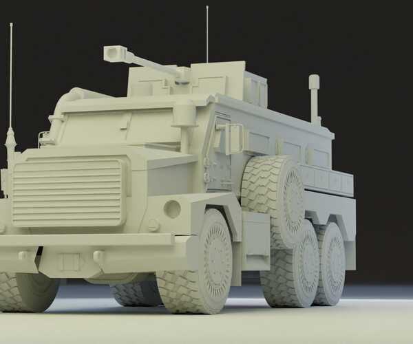 ArtStation - Couger 6x6 Mrap Armored Vehicle | Resources