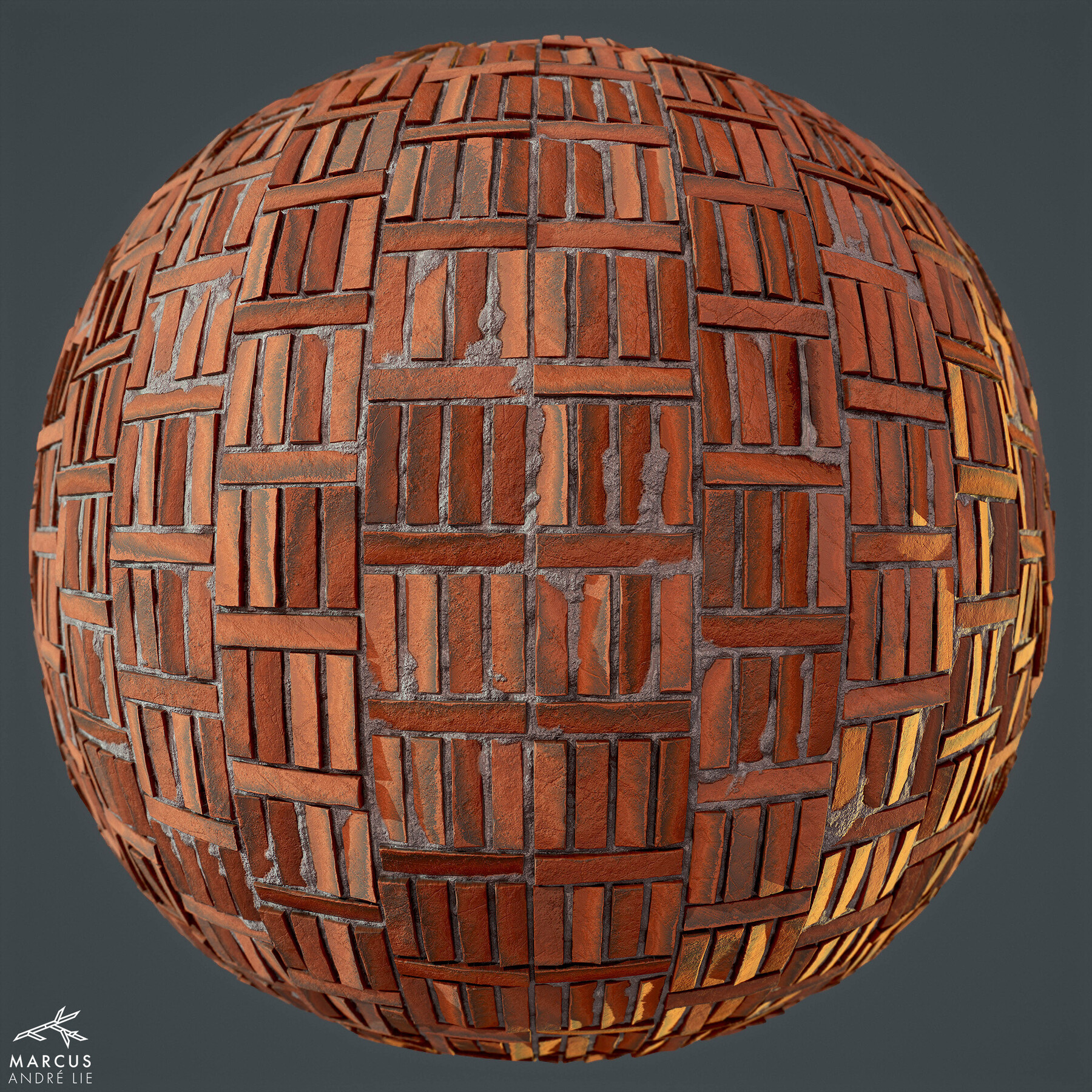 ArtStation - Procedural Brick Material - Substance Designer | Game Assets