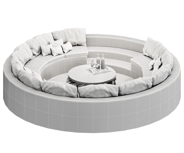 ArtStation - backyard seating · backyard sofa · cafe seating · circle ...
