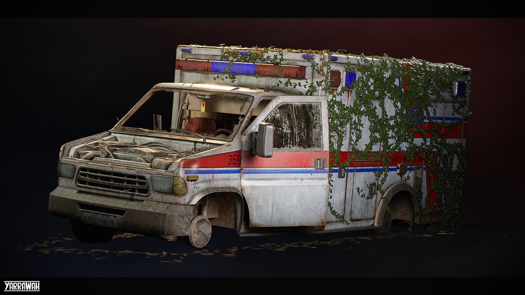 ArtStation - Ambulance - Interactable Vehicles [UE4] [UE5] | Game Assets