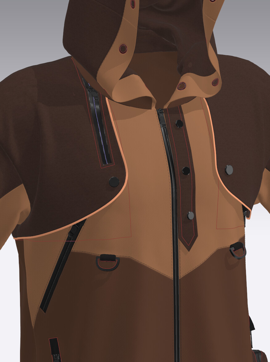 ArtStation - The next generation knight's jacket | Game Assets