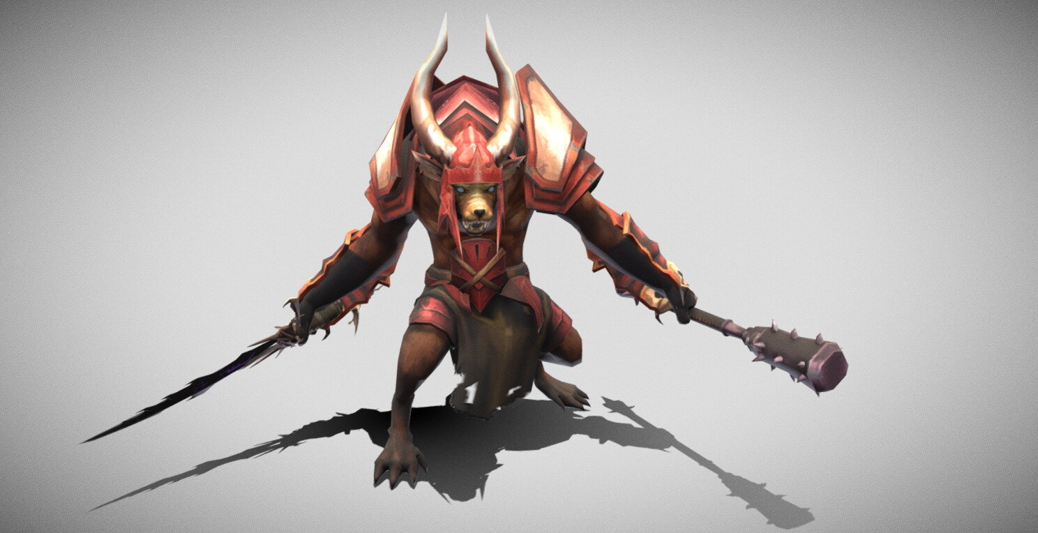 ArtStation - Dungeon Fantasy Monster - Blood Guard | Game Assets