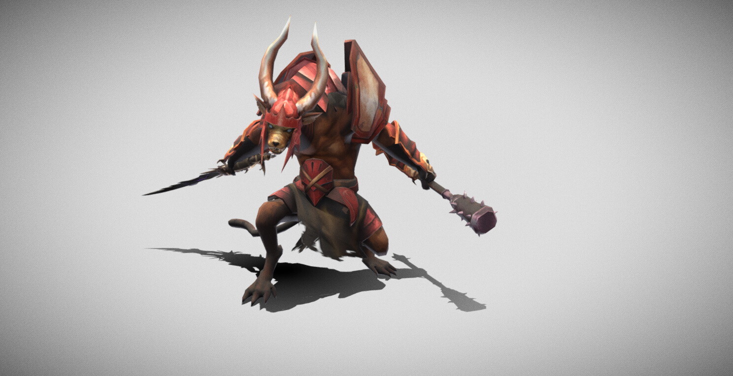 ArtStation - Dungeon Fantasy Monster - Blood Guard | Game Assets
