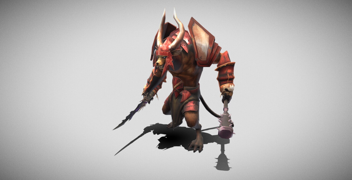 ArtStation - Dungeon Fantasy Monster - Blood Guard | Game Assets