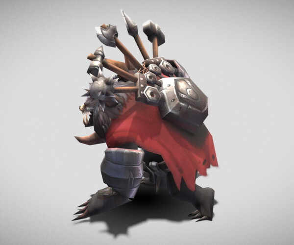 ArtStation - Dungeon Fantasy Monster - Berserker | Game Assets