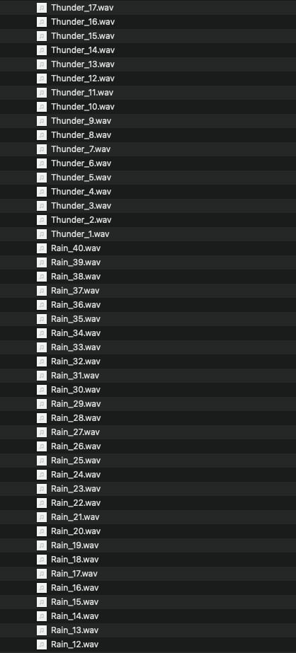 ArtStation - Weather Sound Effects 2 | Game Assets