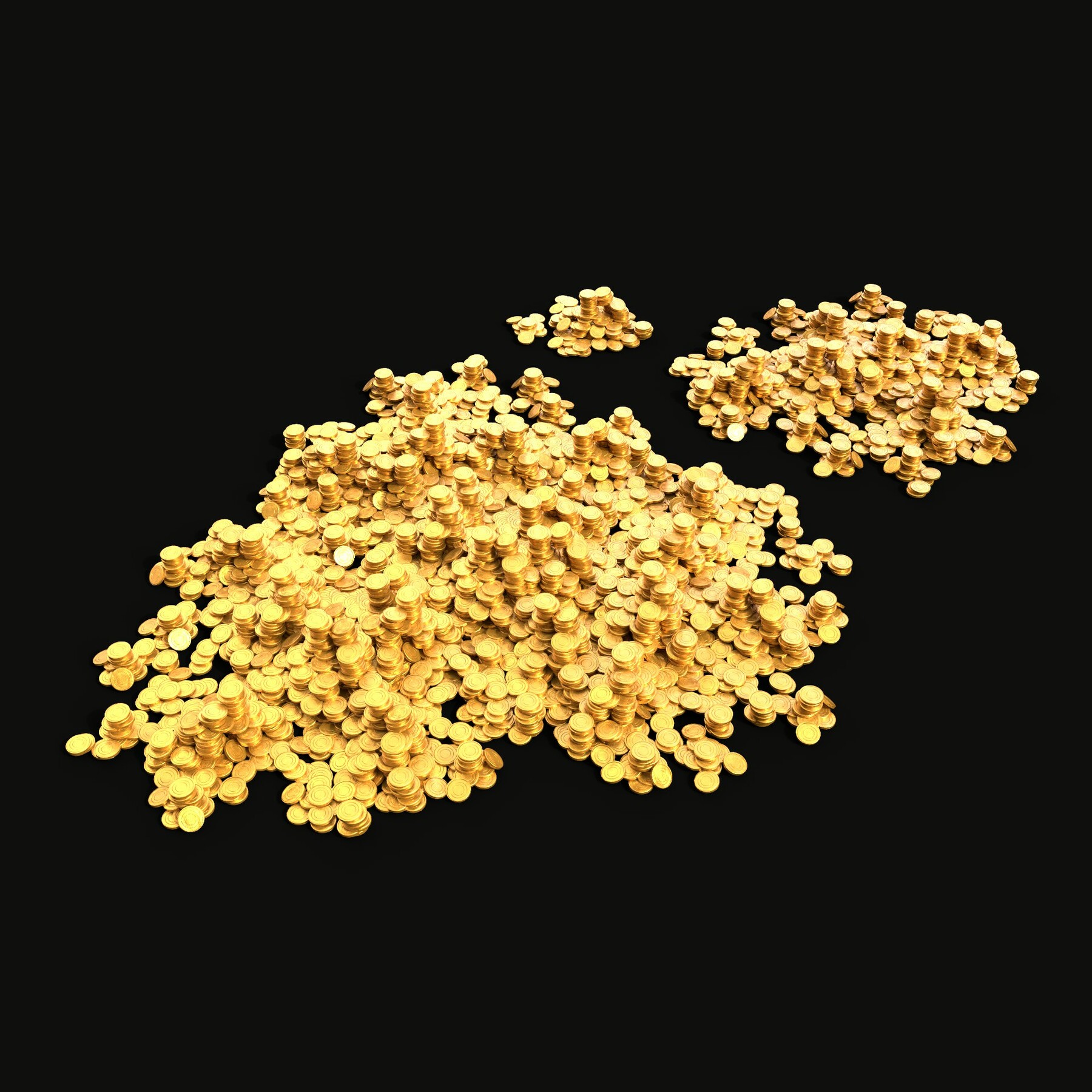 ArtStation - TREASURE GOLD PILE CHEST TABLE LOOT LOOTBOX PIRATE PACK ...