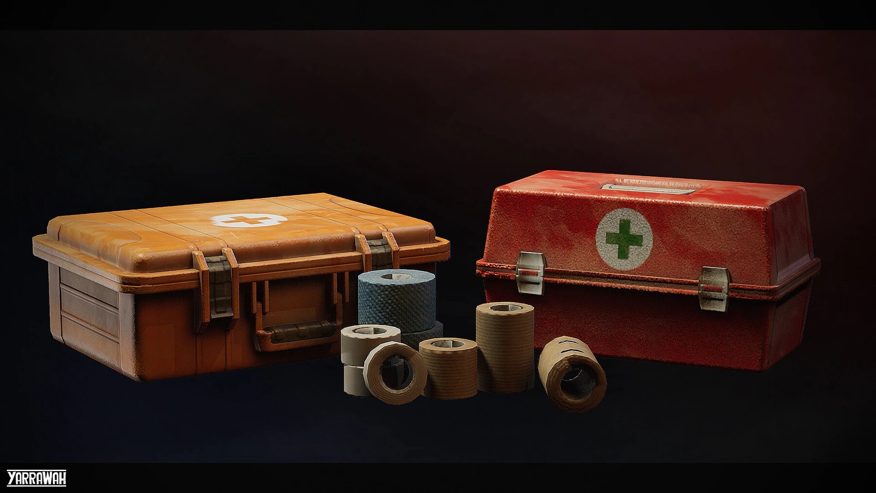 ArtStation - Emergency Vehicles - Interactable [UE4] [UE5] | Game Assets
