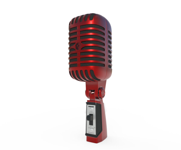 ArtStation - Shure 55SH - Retro Microphone | Game Assets