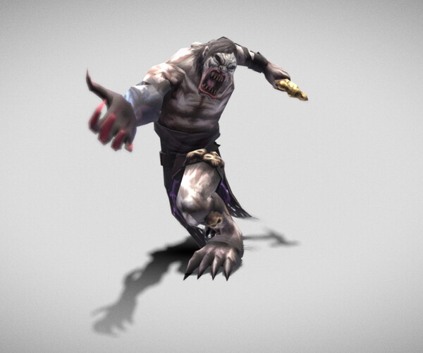 ArtStation - Dungeon Fantasy Monster - Zombie | Game Assets