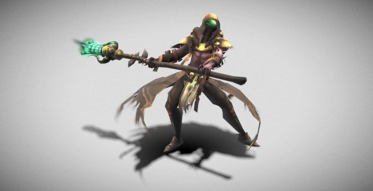 ArtStation - Dungeon Fantasy Monster - Necromancer | Game Assets