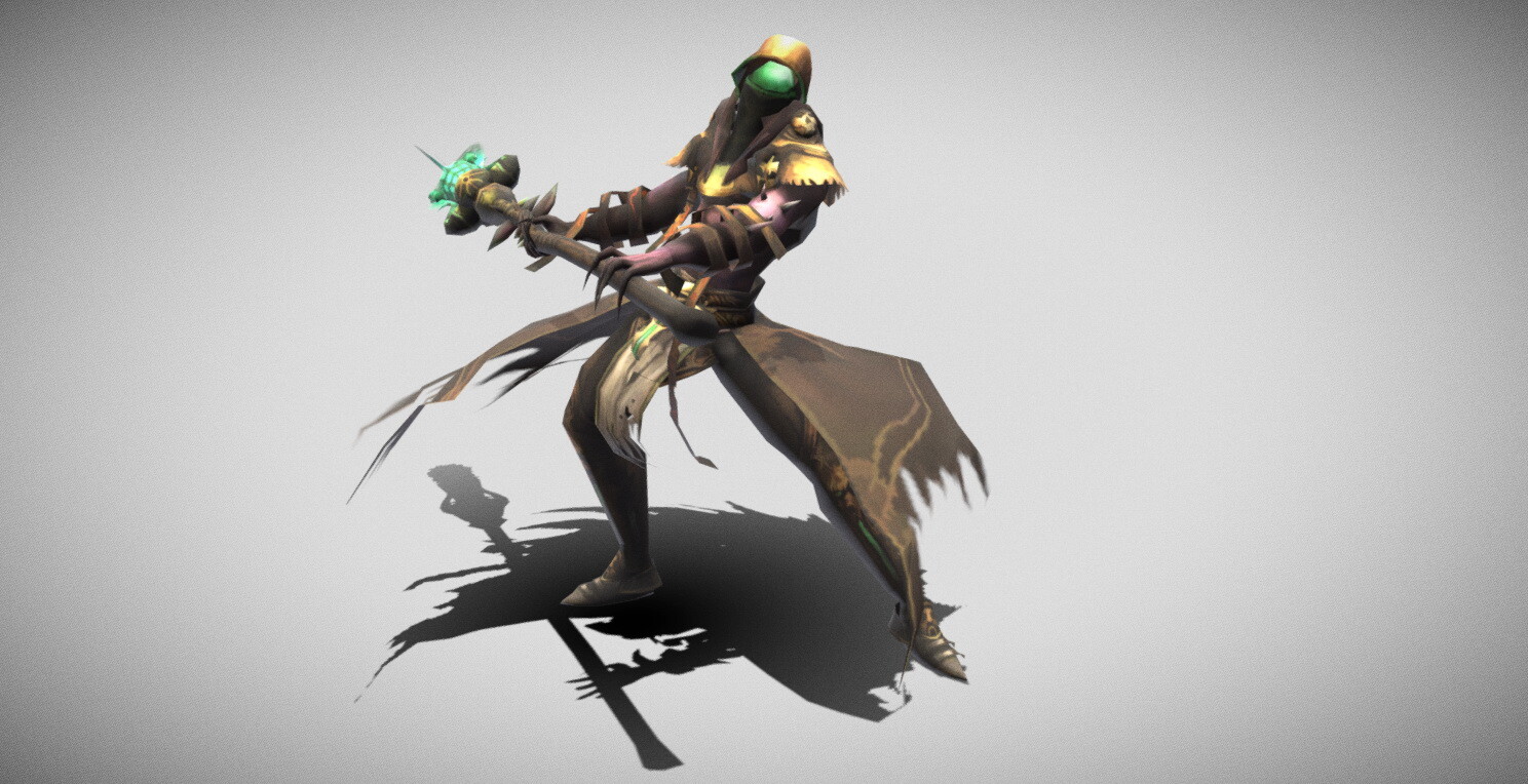 ArtStation - Dungeon Fantasy Monster - Necromancer | Game Assets