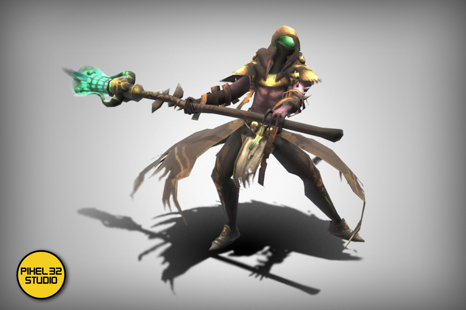 ArtStation - Dungeon Fantasy Monster - Necromancer | Game Assets