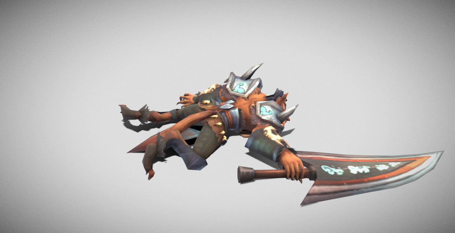 ArtStation - Dungeon Fantasy Monster - Werewolf the Great Sword | Game ...