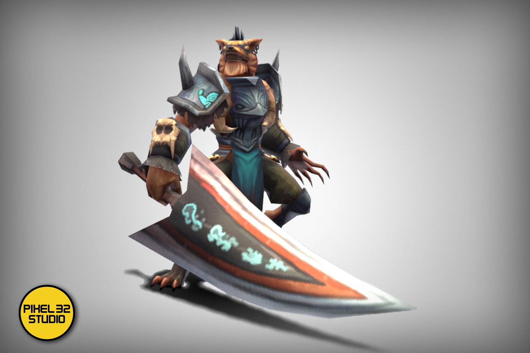 ArtStation - Dungeon Fantasy Monster - Werewolf the Great Sword | Game ...