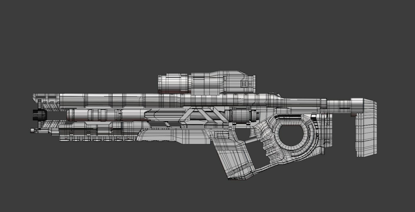 ArtStation - FUTURISTIC GUN - with Designer skin | Resources
