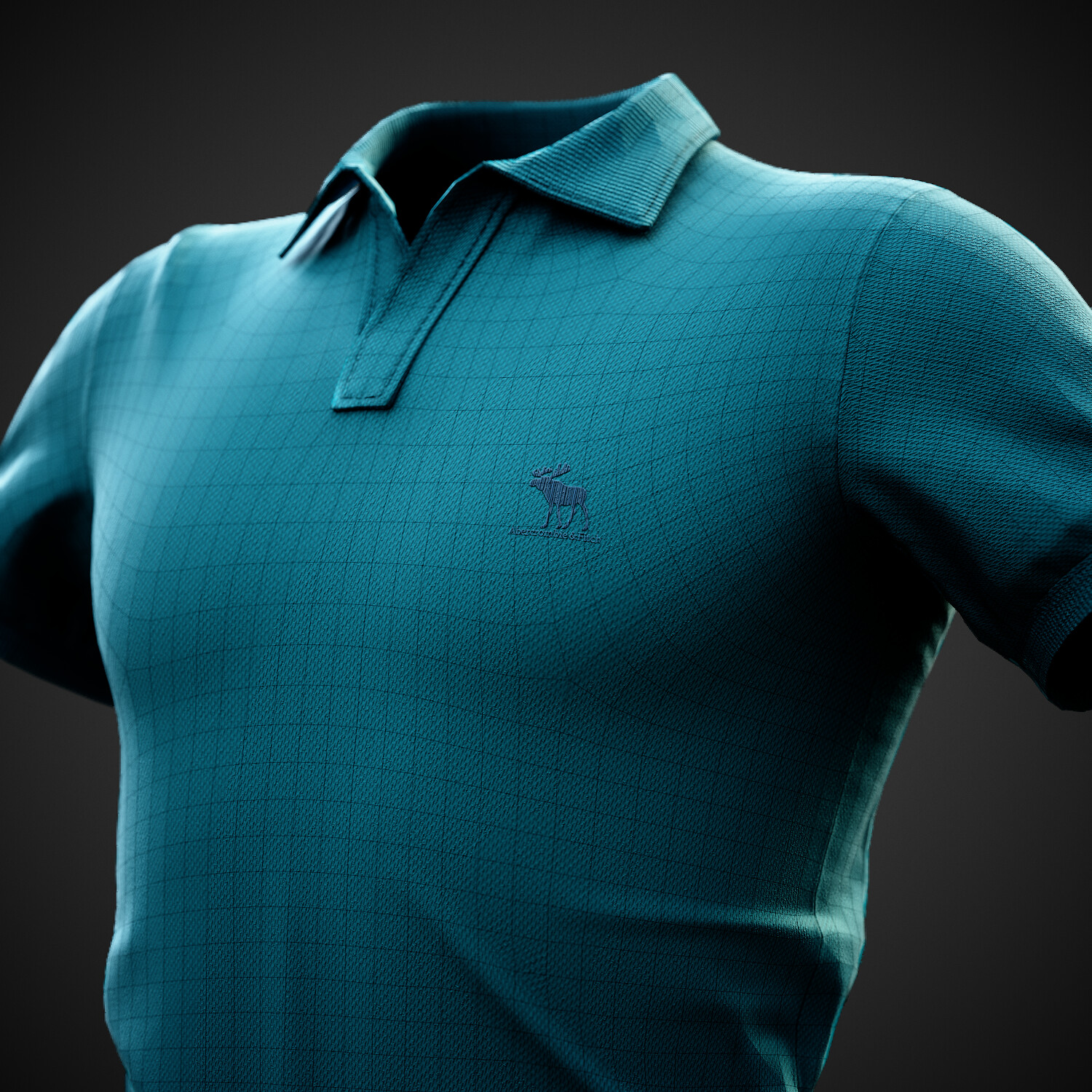 ArtStation - Low Poly T-shirt 3D Model + PBR Textures | Game Assets