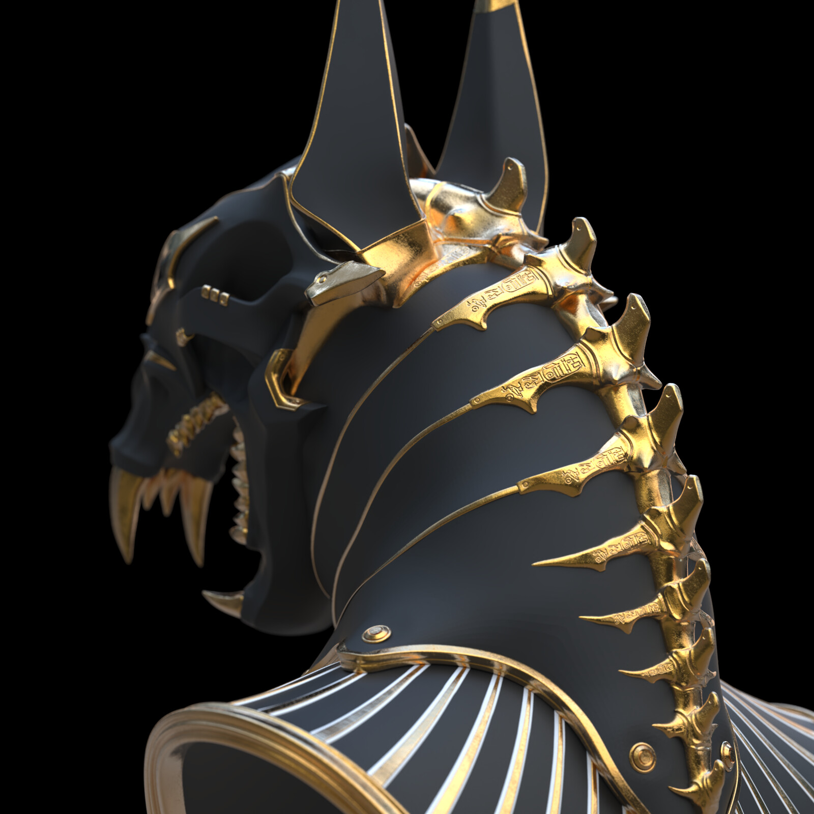ArtStation - Anubis Helmet - 3d printing | Resources