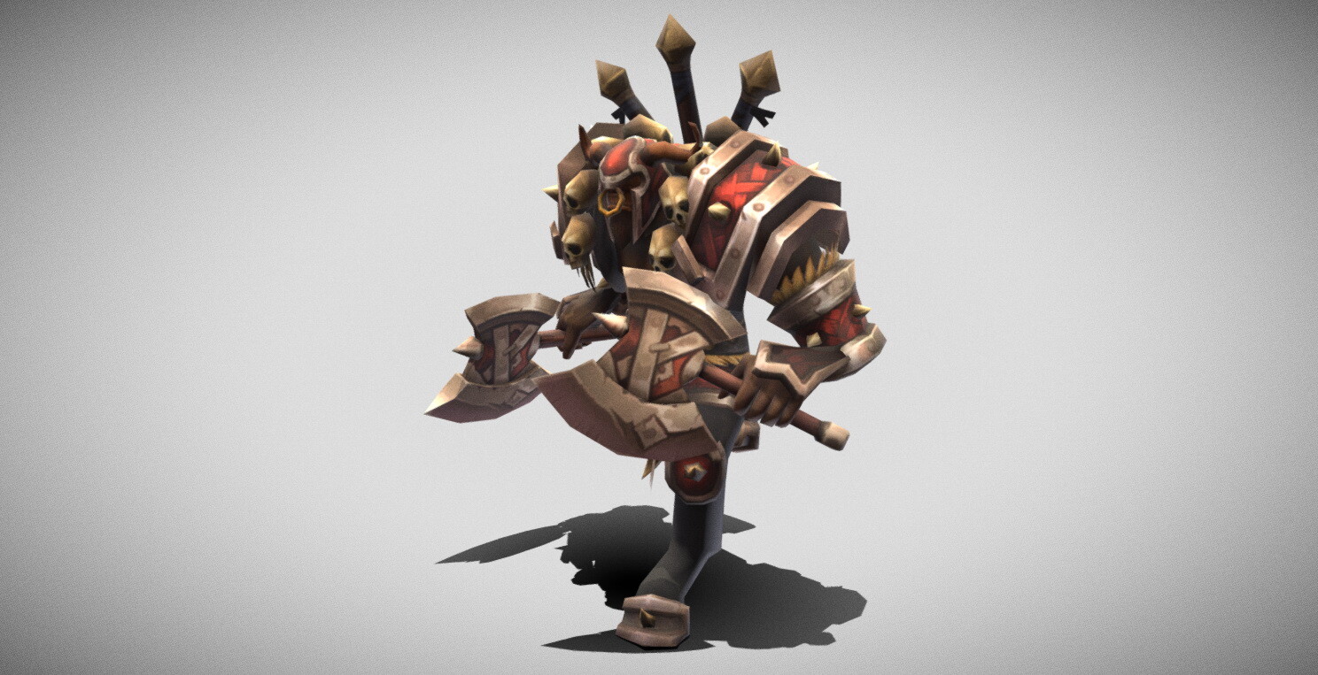 ArtStation - Dungeon Fantasy Monster - Axe Berserkers | Game Assets