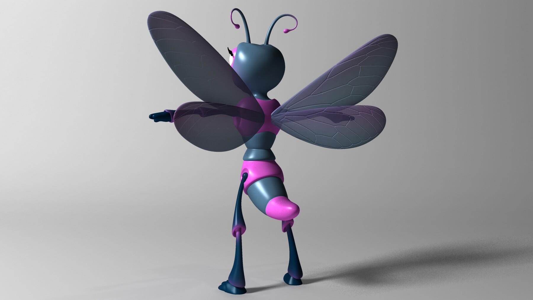 ArtStation - Cartoon Dragonfly RIGGED | Resources