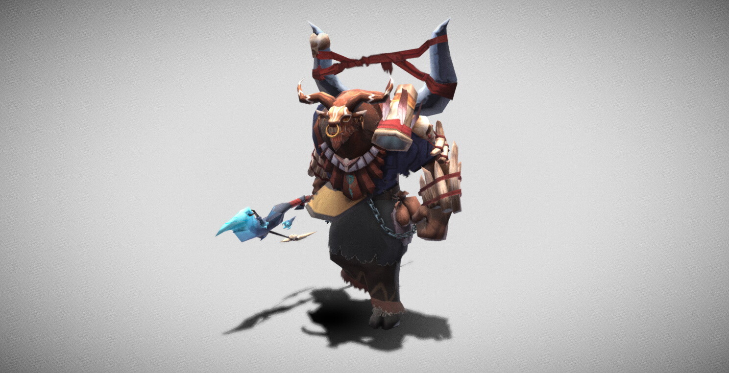 ArtStation - Dungeon Fantasy Monster - Bull Sorcerer | Game Assets