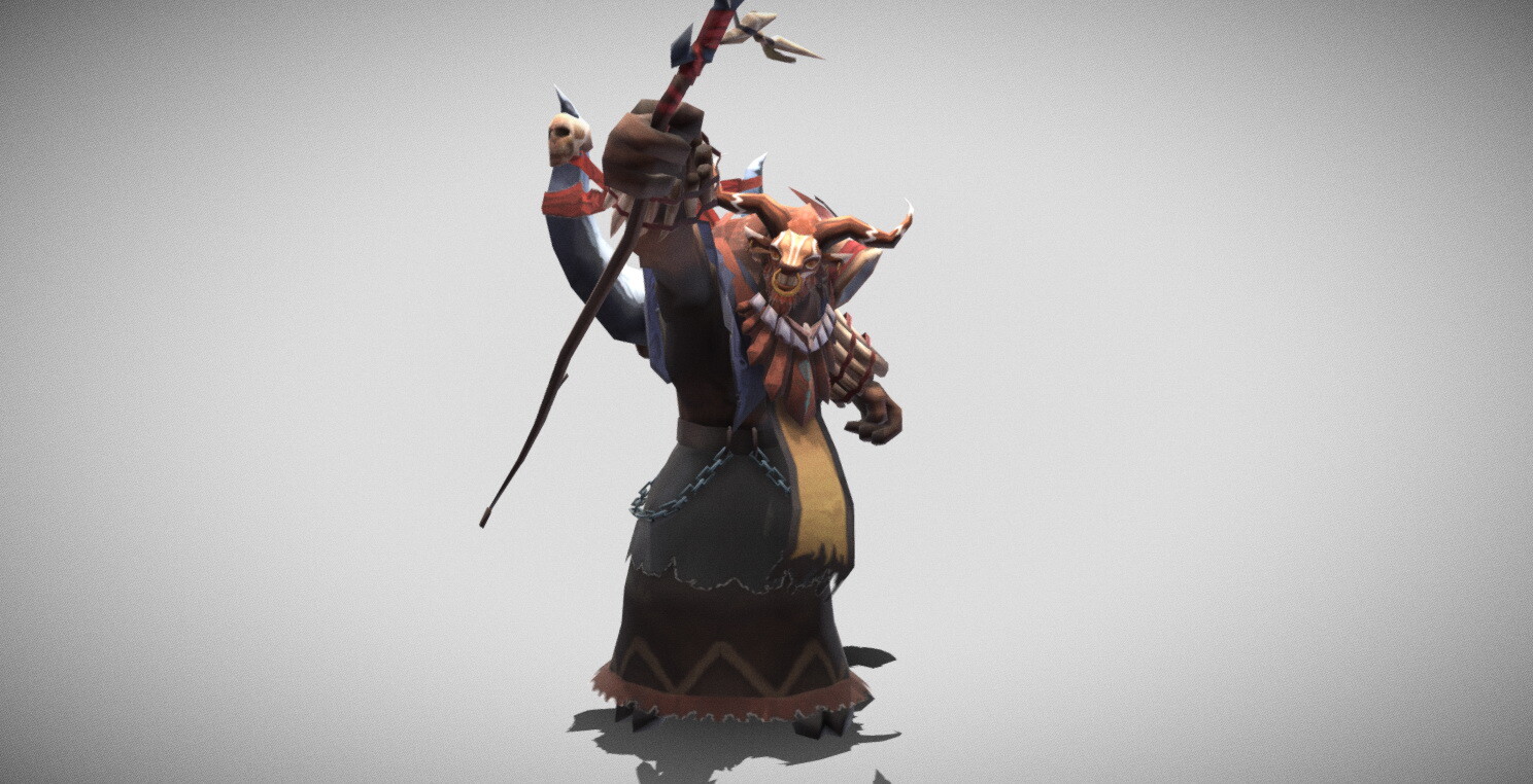 ArtStation - Dungeon Fantasy Monster - Bull Sorcerer | Game Assets