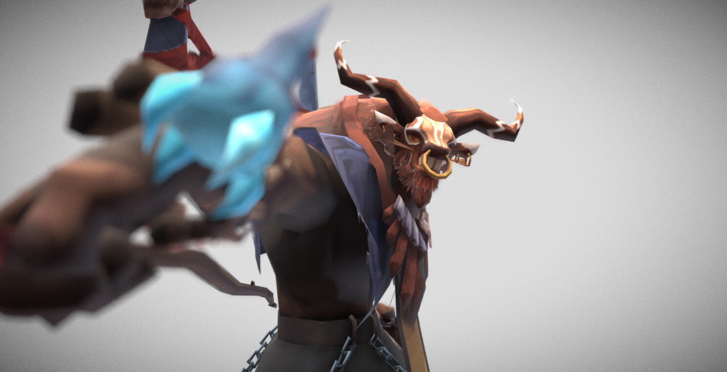 ArtStation - Dungeon Fantasy Monster - Bull Sorcerer | Game Assets