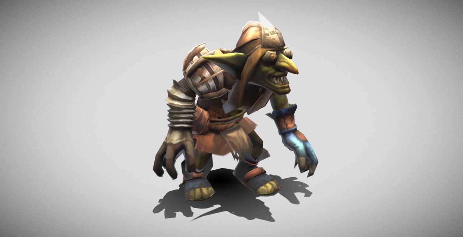 ArtStation - Dungeon Fantasy Monster - Troll Seeker | Game Assets