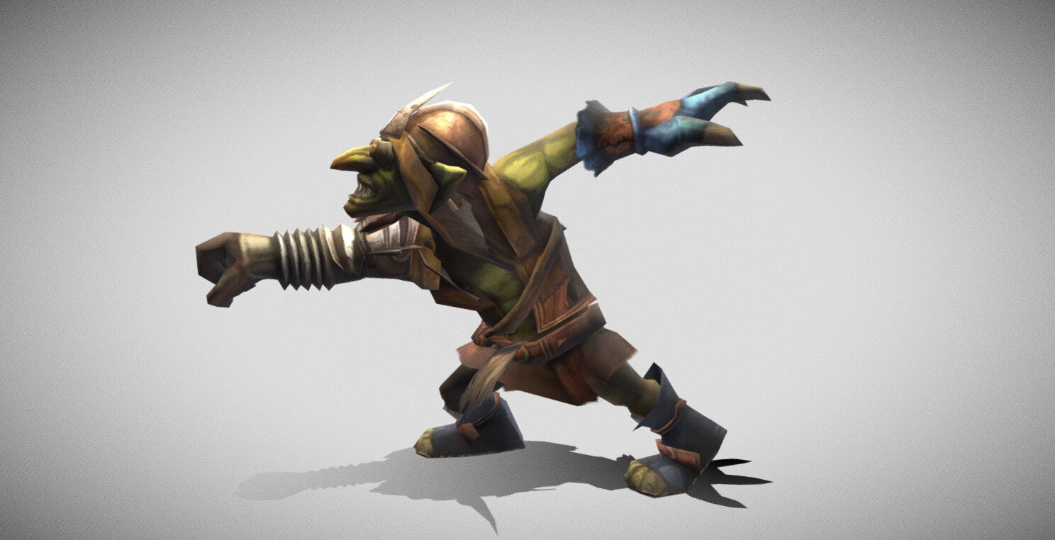 ArtStation - Dungeon Fantasy Monster - Troll Seeker | Game Assets
