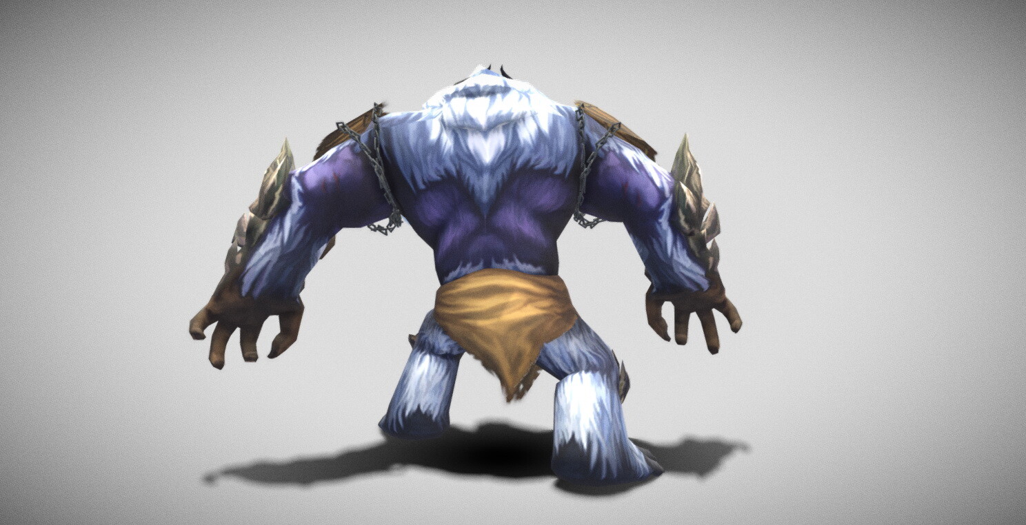 ArtStation - Dungeon Fantasy Monster - Yeti | Game Assets
