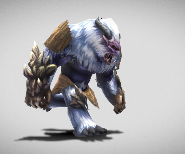 ArtStation - Dungeon Fantasy Monster - Yeti | Game Assets