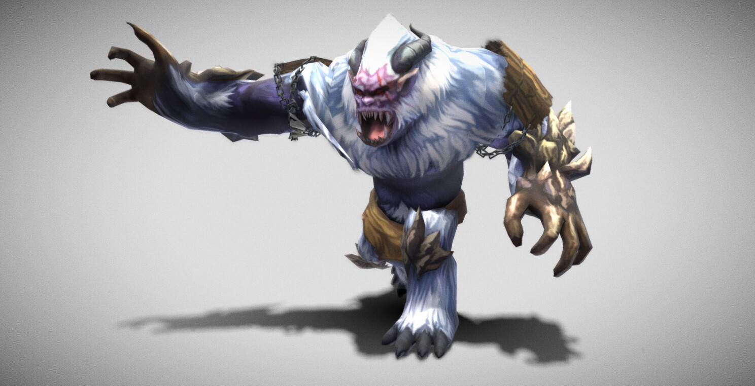 ArtStation - Dungeon Fantasy Monster - Yeti | Game Assets