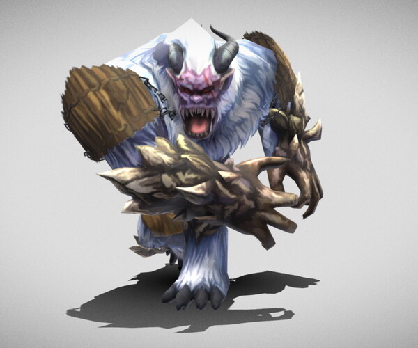 ArtStation - Dungeon Fantasy Monster - Yeti | Game Assets