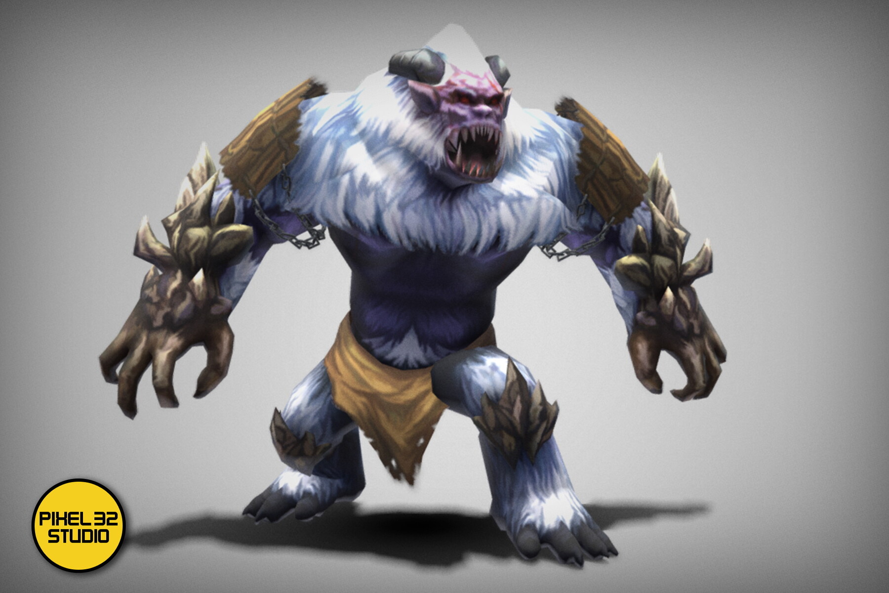 ArtStation - Dungeon Fantasy Monster - Yeti | Game Assets