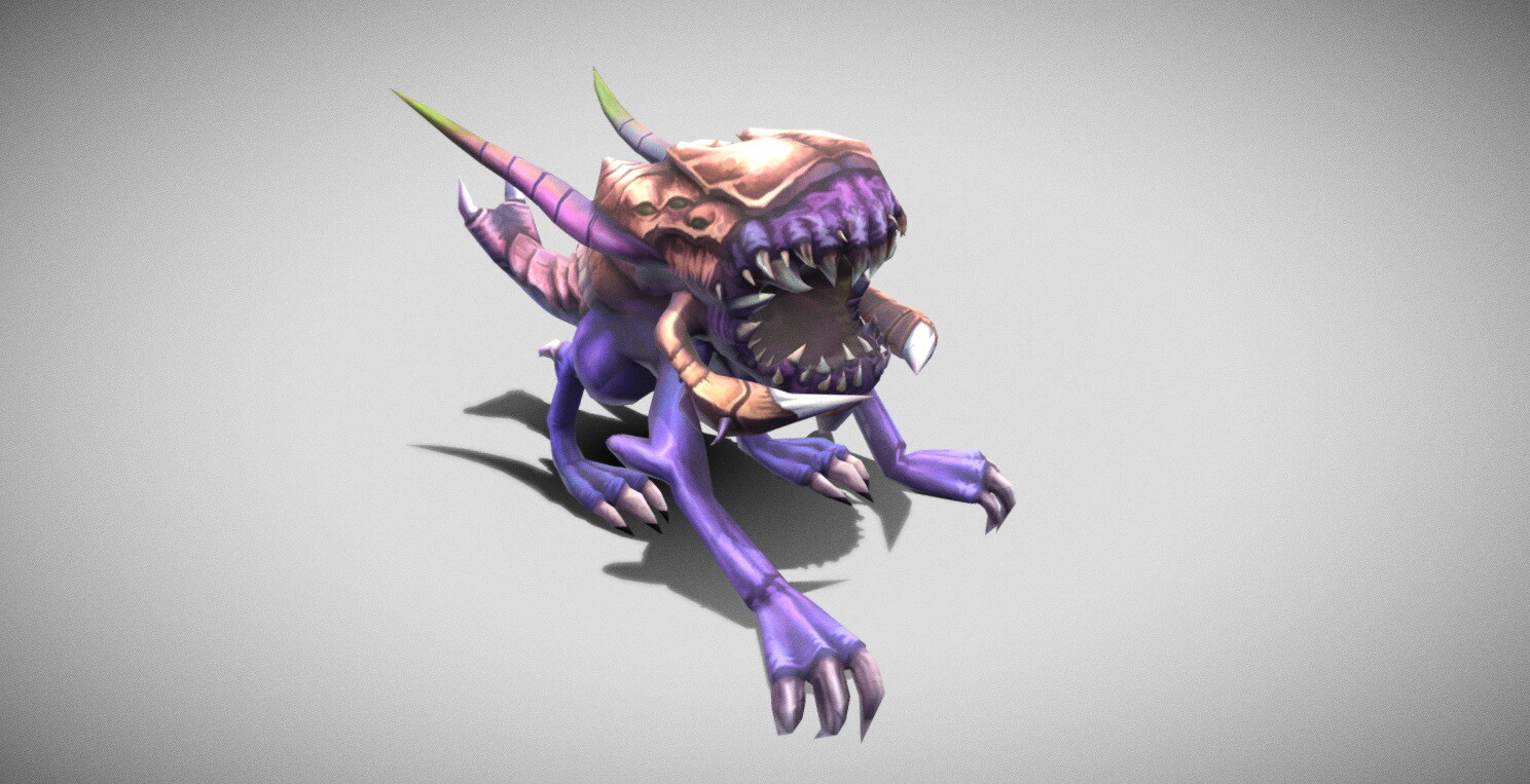 ArtStation - Dungeon Fantasy Monster - Mutant Lizard | Game Assets