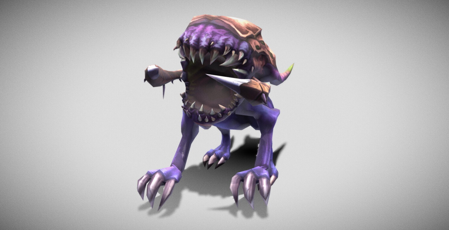 ArtStation - Dungeon Fantasy Monster - Mutant Lizard | Game Assets