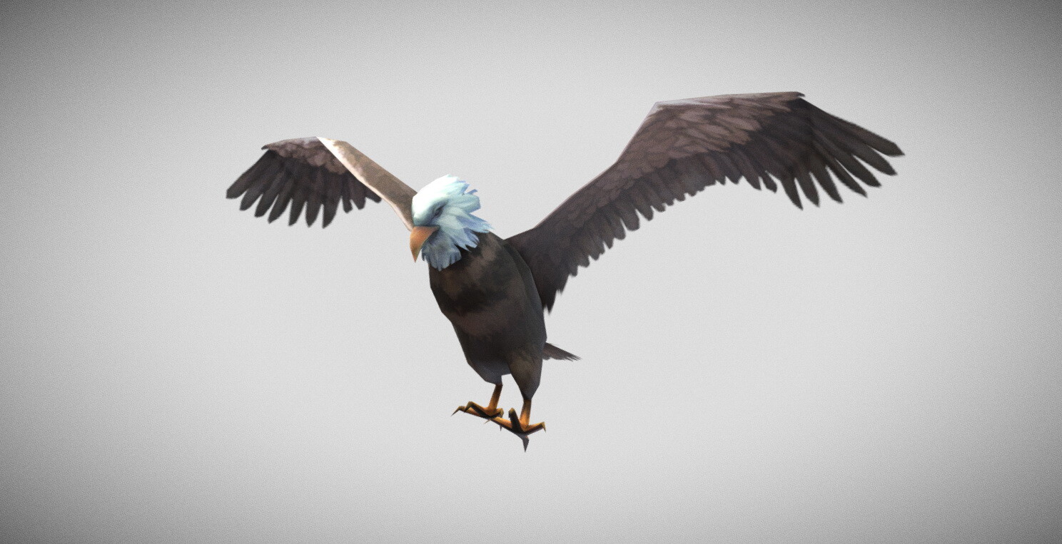 ArtStation - Dungeon Fantasy Monster - Eagle | Game Assets