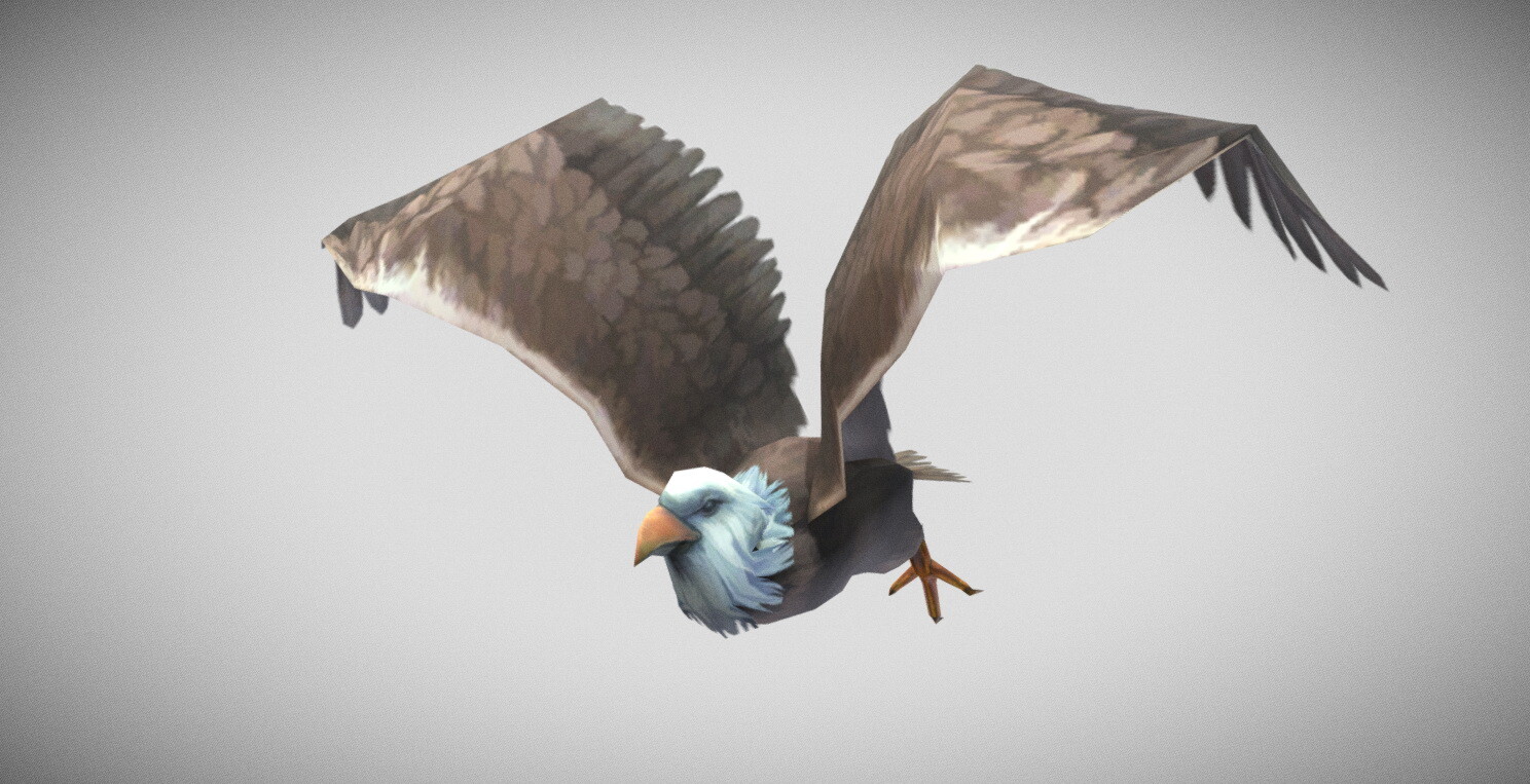 ArtStation - Dungeon Fantasy Monster - Eagle | Game Assets