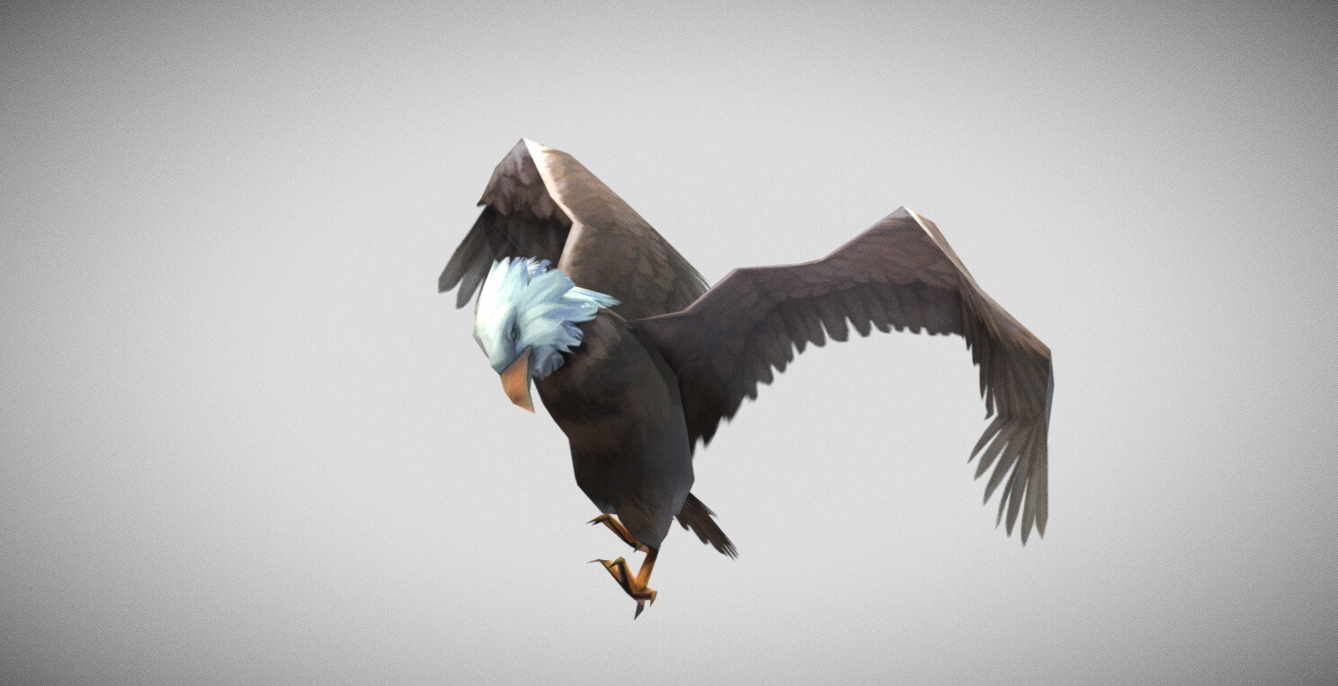 ArtStation - Dungeon Fantasy Monster - Eagle | Game Assets